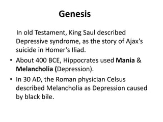 Depression Overview | PPTX