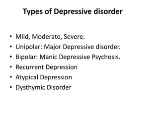 Depression Overview | PPTX