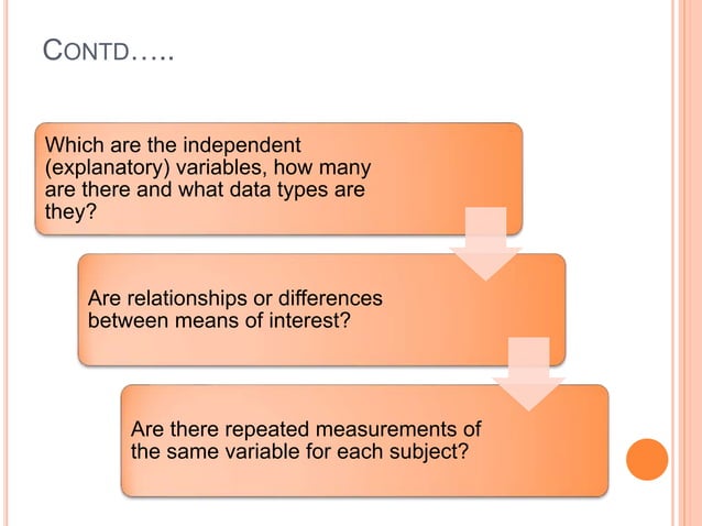 Overview of different statistical tests used in epidemiological | PPTX ...