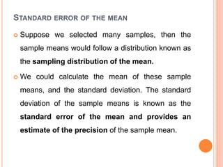 Overview of different statistical tests used in epidemiological | PPTX