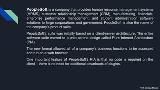 Overview of different types of erp systems, architecture, and modules | PDF