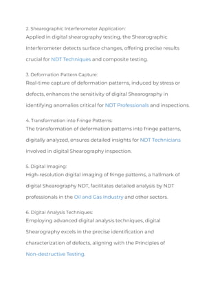 Overview of Digital Shearography for NDT | PDF