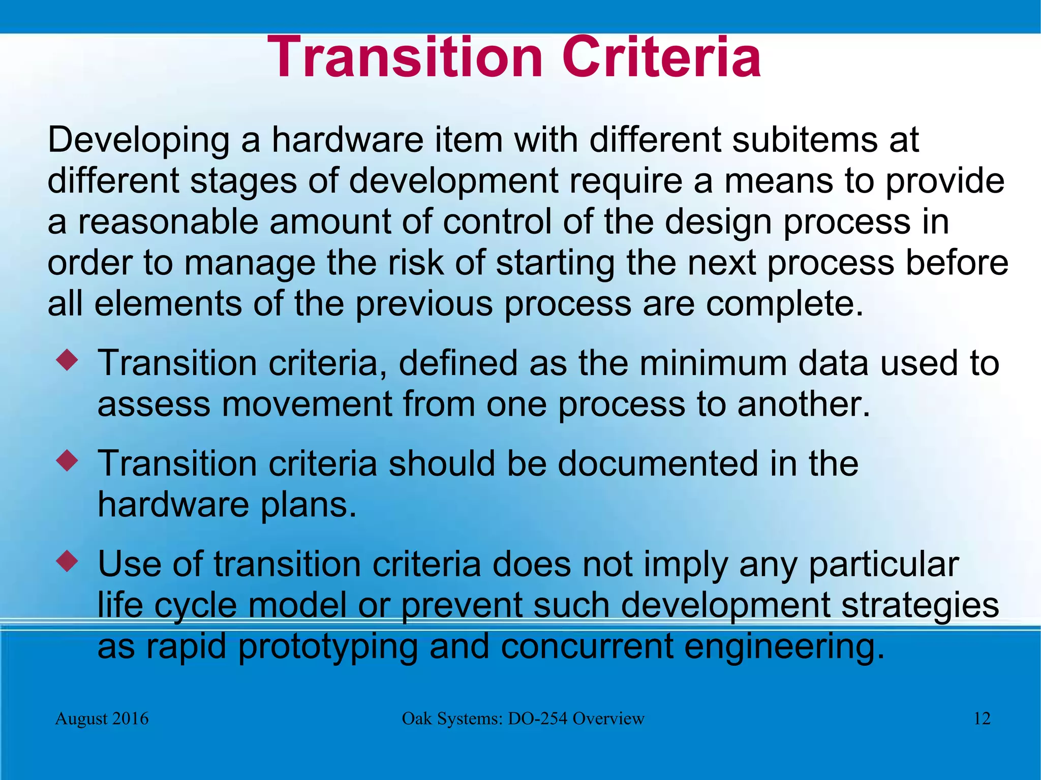 Overview of DO-254: Design Assurance Guidance For Airborne Electronic ...