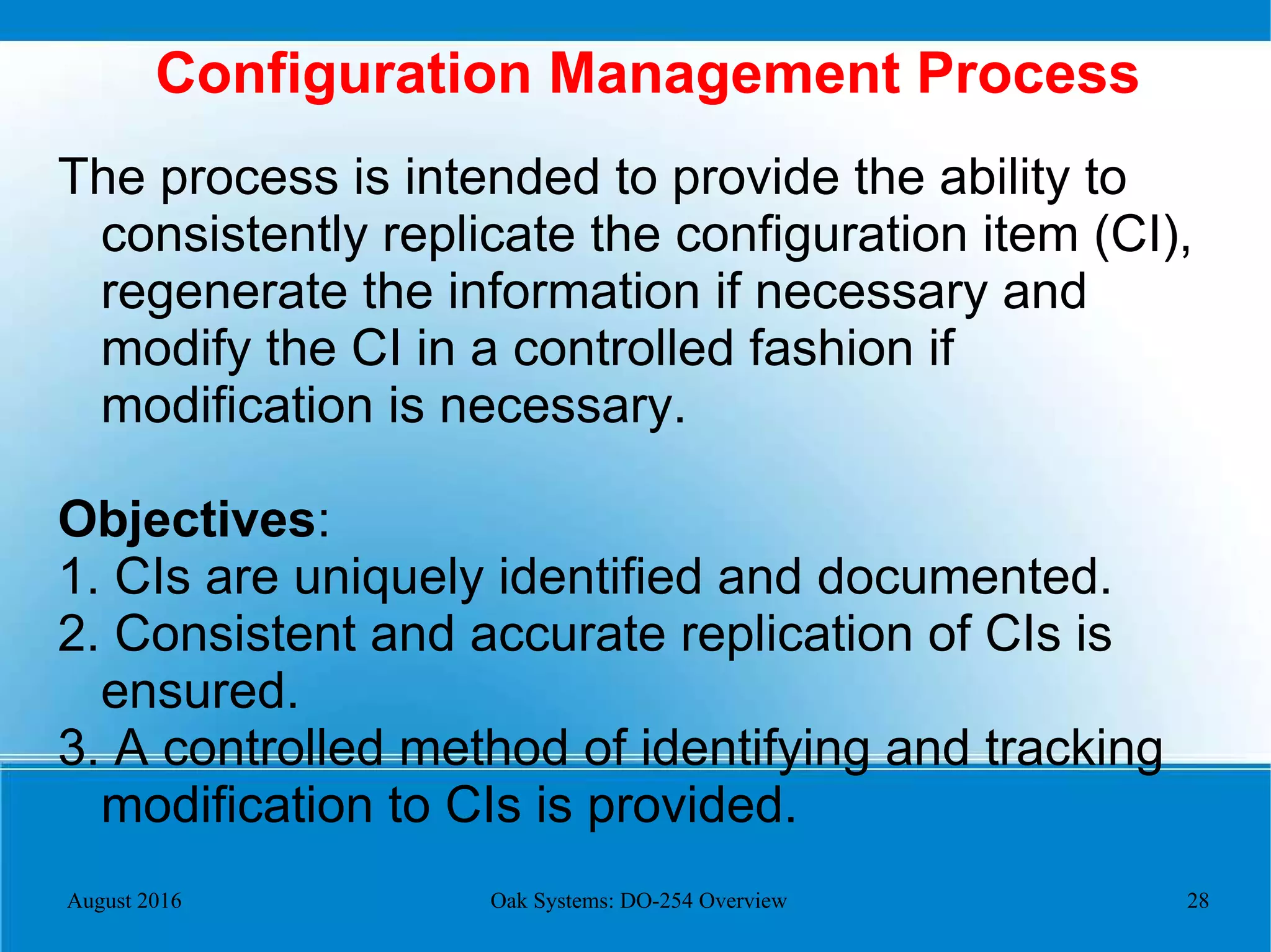 Overview of DO-254: Design Assurance Guidance For Airborne Electronic ...