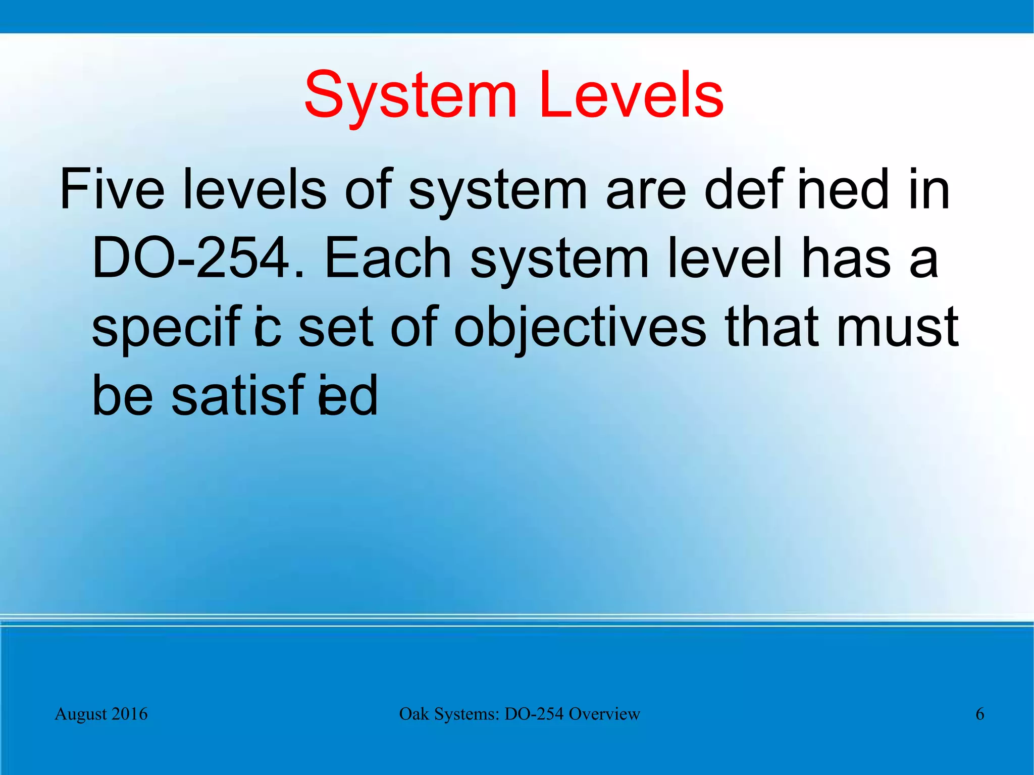 Overview of DO-254: Design Assurance Guidance For Airborne Electronic ...