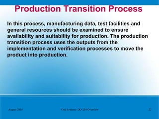 Overview of DO-254: Design Assurance Guidance For Airborne Electronic ...