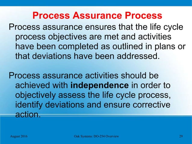 Overview of DO-254: Design Assurance Guidance For Airborne Electronic ...