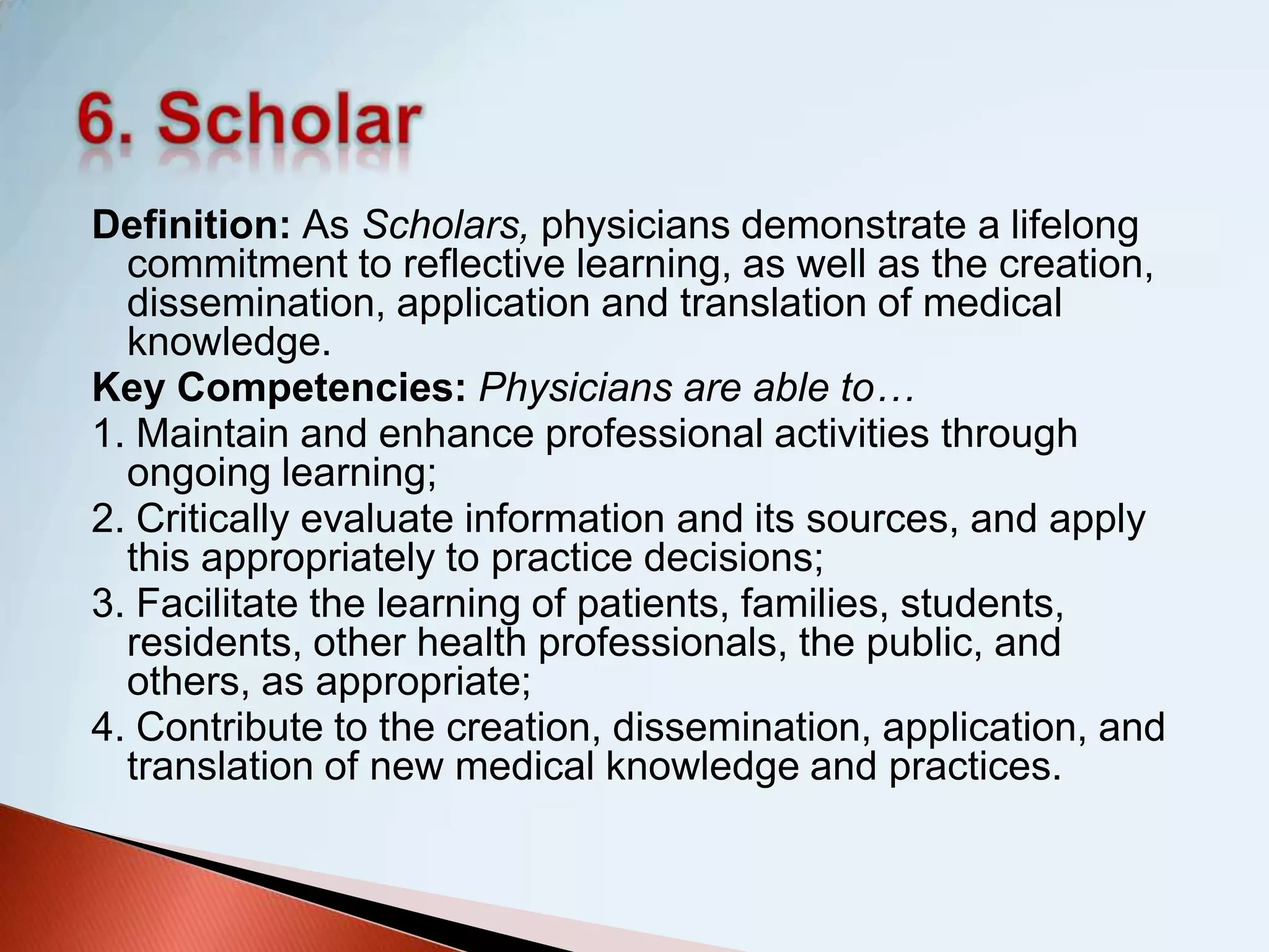 Overview of doctor’s roles and duties ghaiath | PPTX