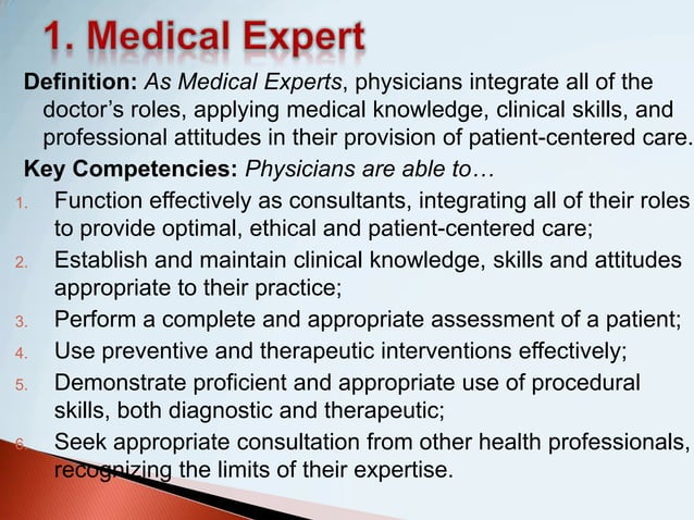 Overview of doctor’s roles and duties ghaiath | PPTX