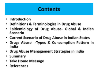 Overview of Drug Abuse in India and its Management by Prof Dr Sanjev ...