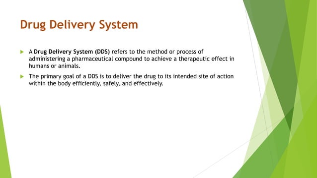Overview of Drug Delivery System Pharmaceutics.pptx