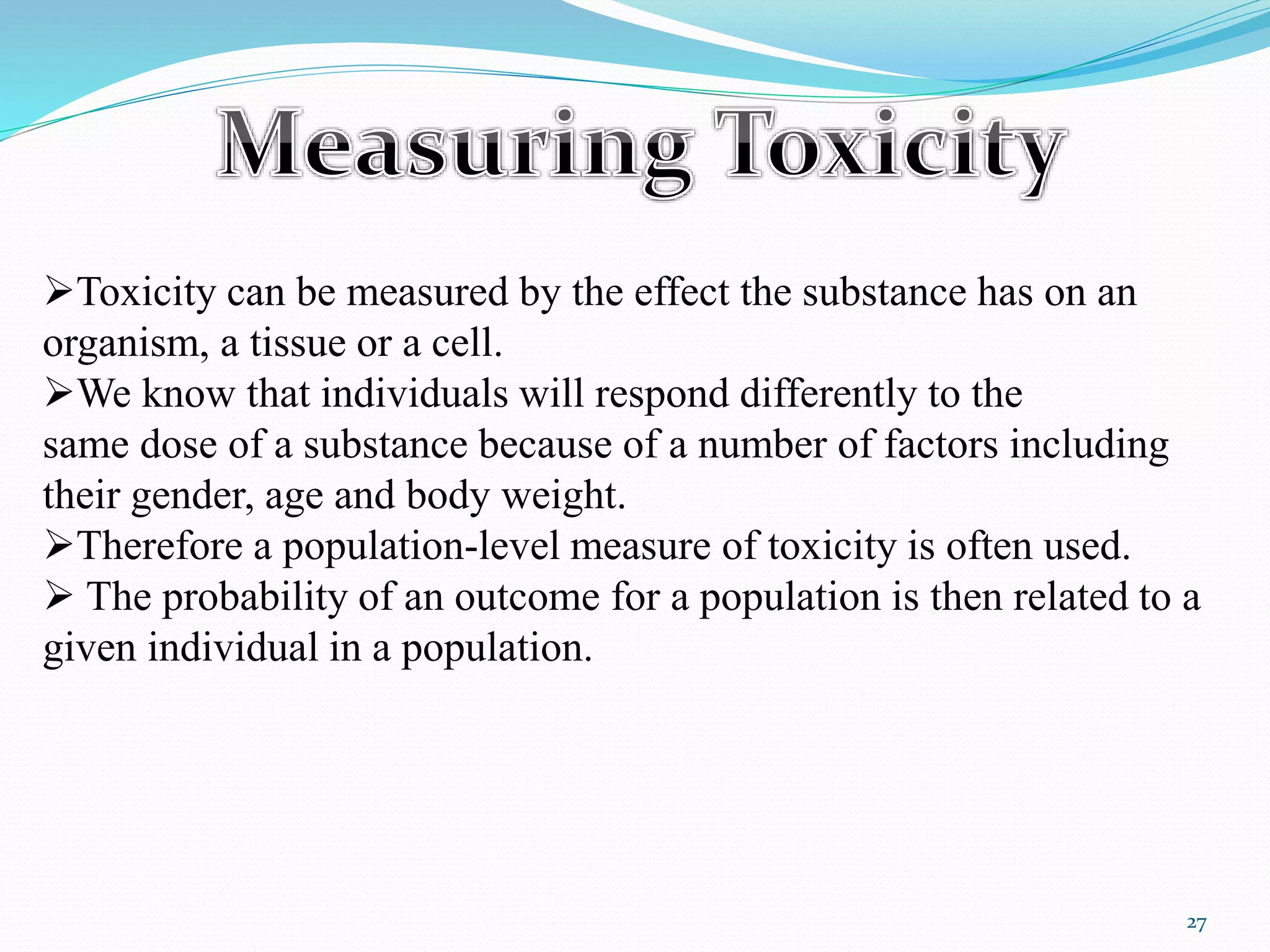 Overview of drug toxicity | PPTX