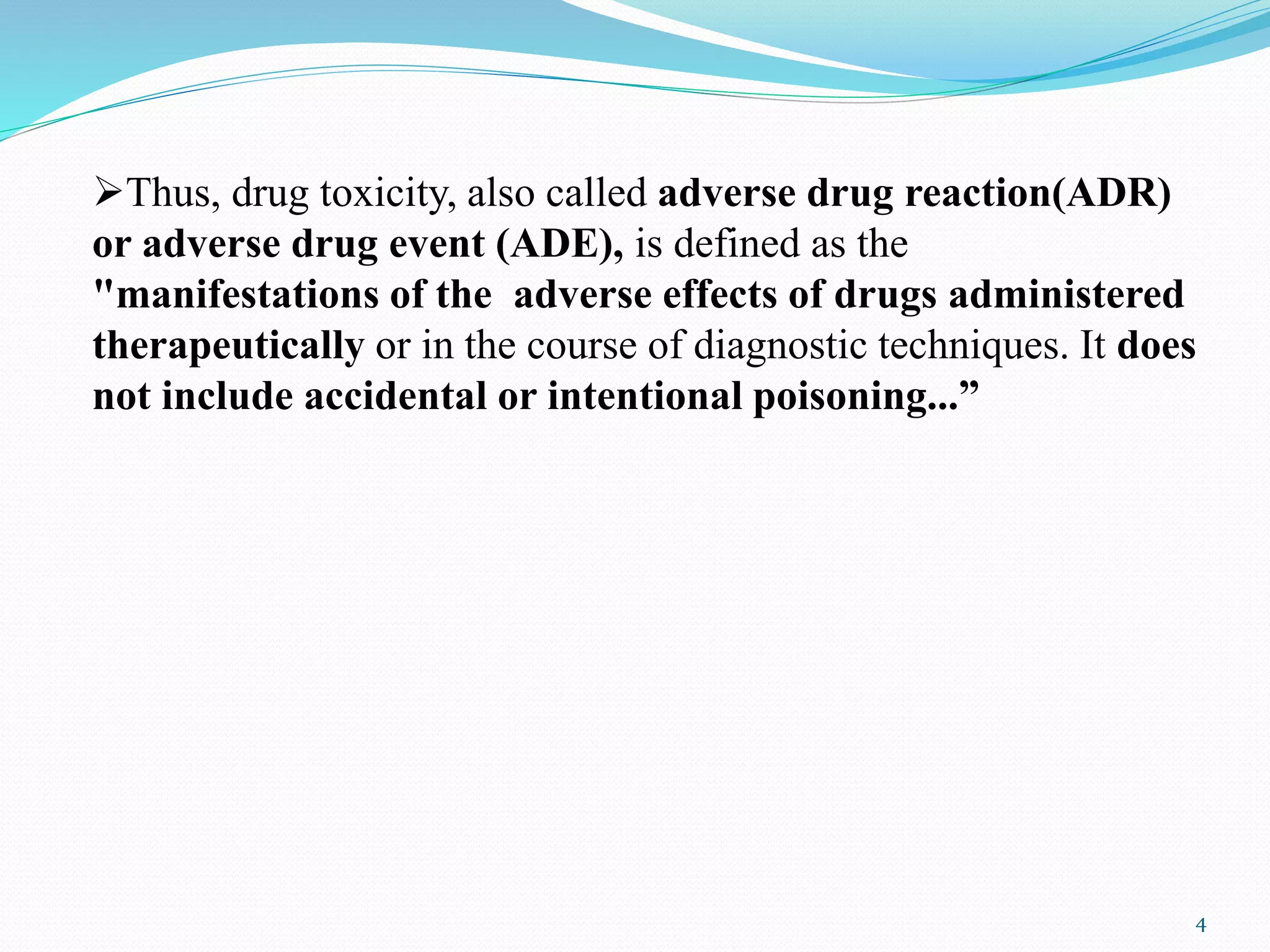 Overview of drug toxicity | PPTX