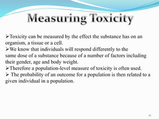 Overview of drug toxicity | PPTX