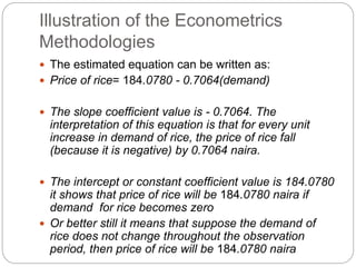 Overview of econometrics 1 | PPTX