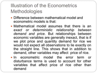 Overview of econometrics 1 | PPTX