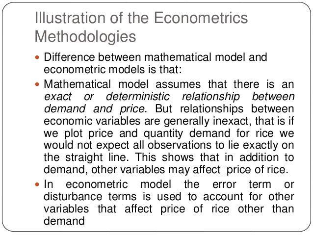 Overview Of Econometrics 1