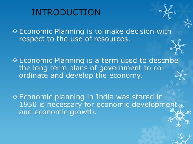 Overview of economic planning in india | PPTX | Debated Sensitive ...