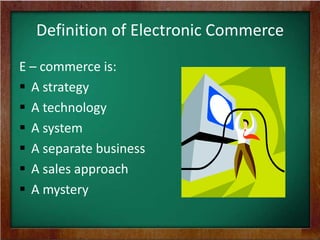 Overview of Electronic Commerce | PPTX