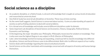 Overview of emergence of social science as a disciplines.pptx