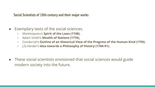 Overview of emergence of social science as a disciplines.pptx | Education