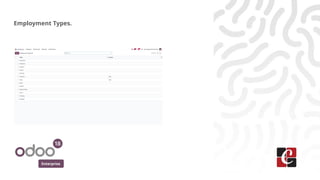 Overview of Employee in Odoo 18 - Odoo Slides | PPT