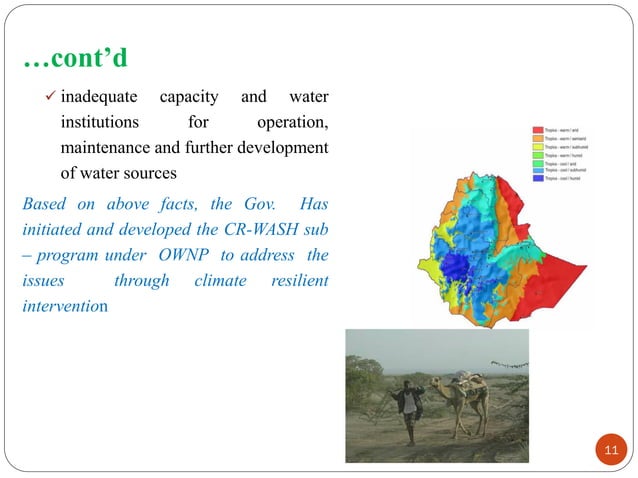 Overview of enabling environment and implementation of climate ...