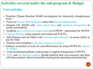 Overview of enabling environment and implementation of climate ...