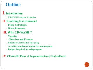 Overview of enabling environment and implementation of climate ...