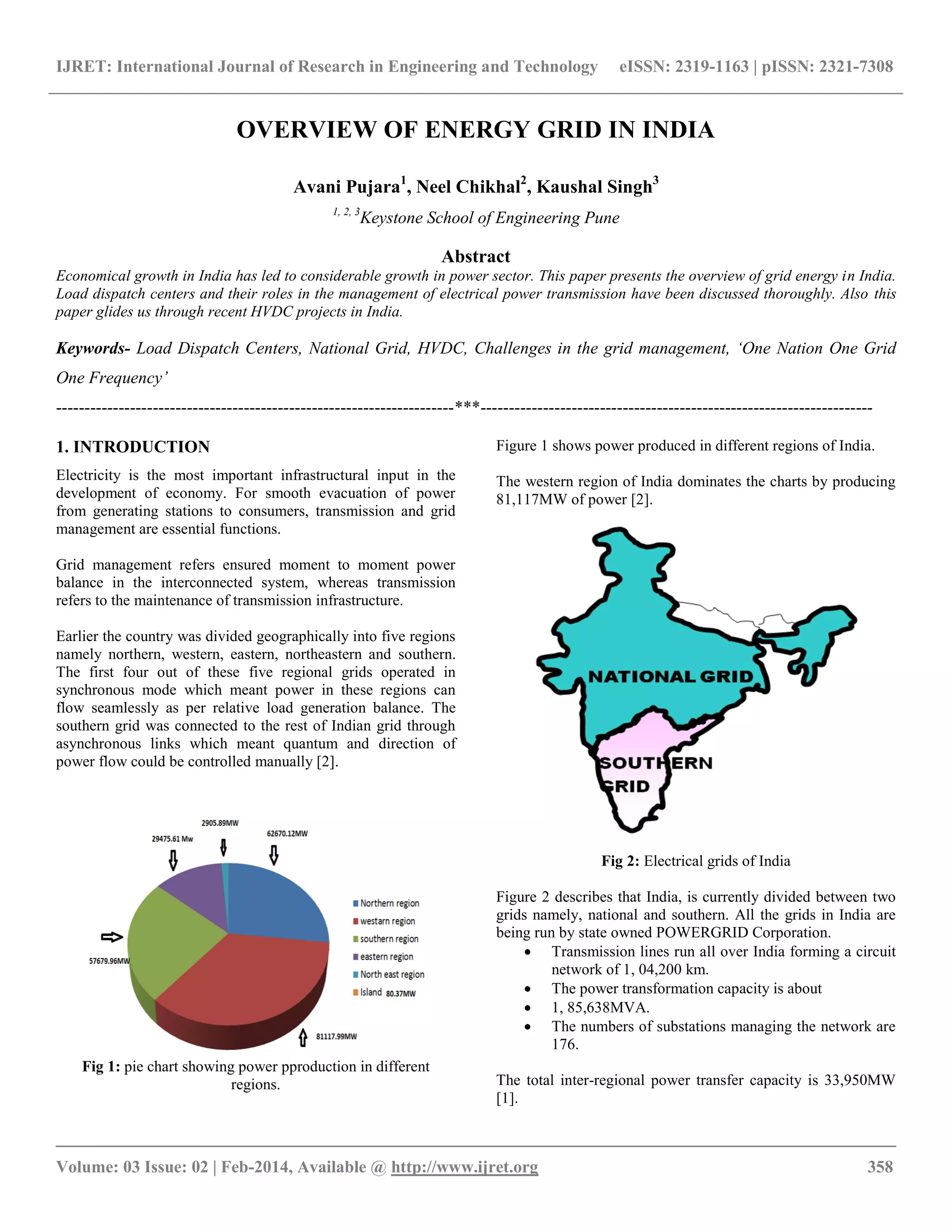 Overview of energy grid in india | PDF
