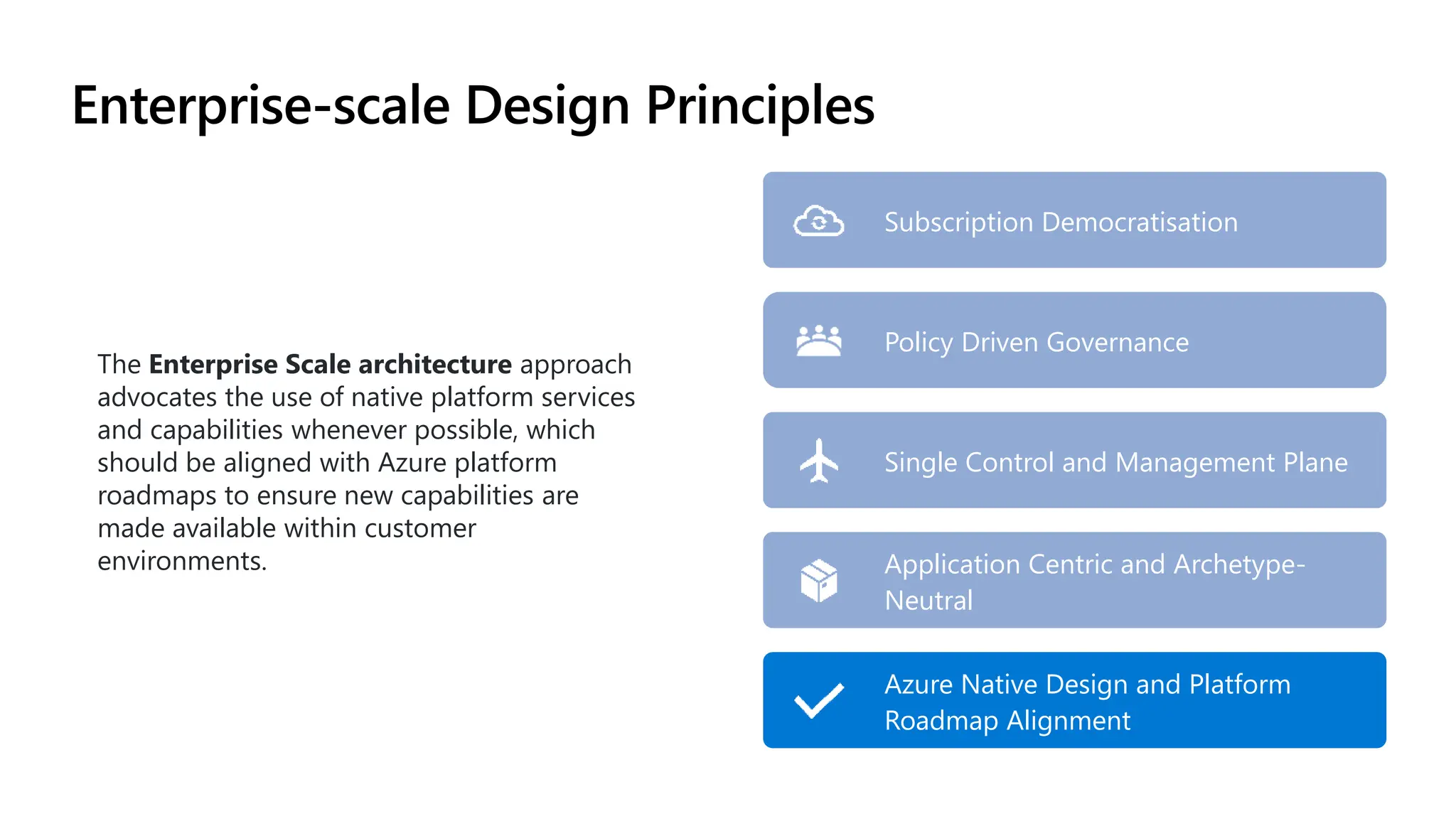 Overview of Enterprise-scale landing zones using Cloud Adoption ...