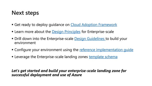 Overview of Enterprise-scale landing zones using Cloud Adoption ...