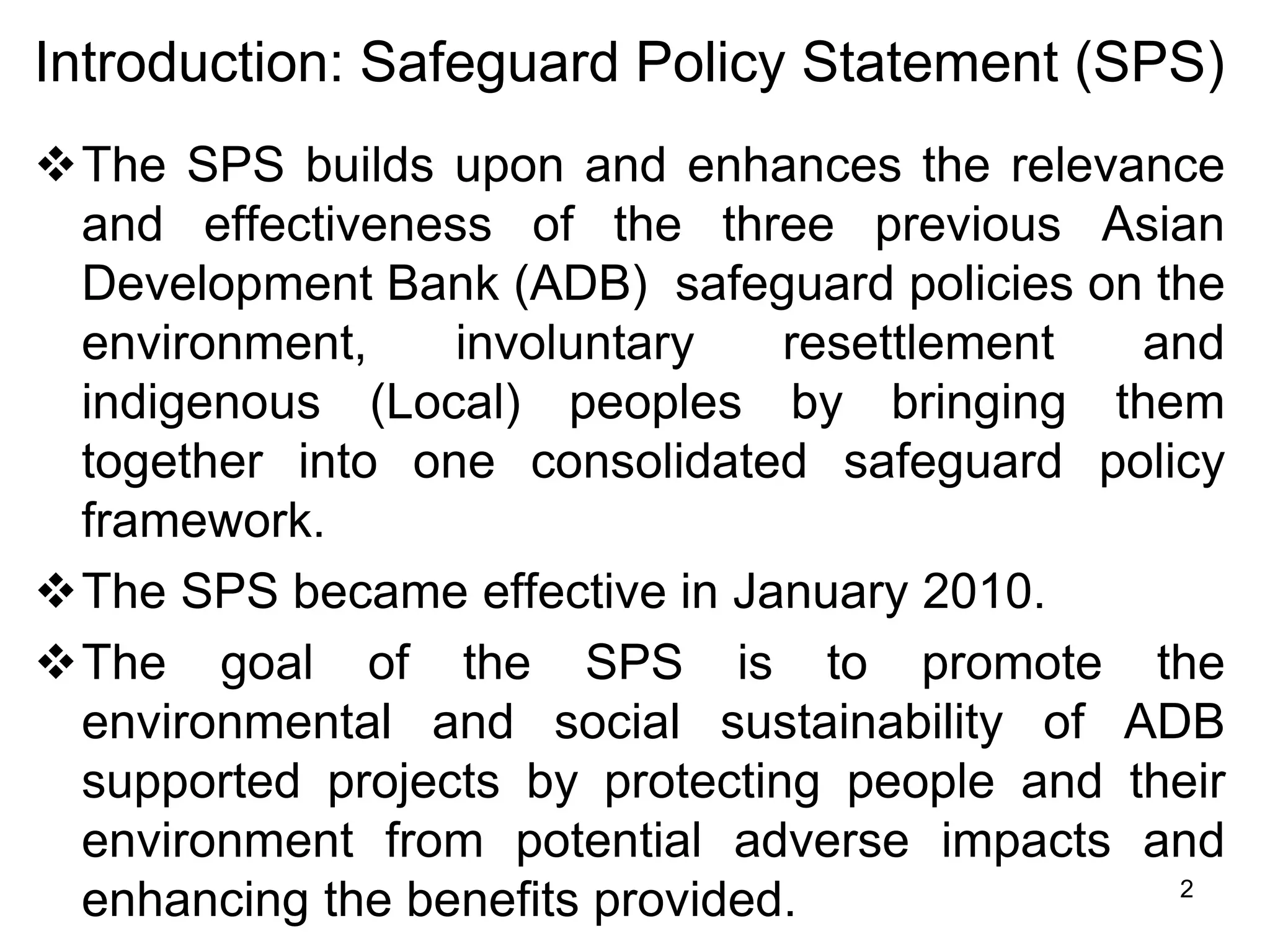 Overview of Environmental Safeguards: A GOOD PRACTICE | PDF