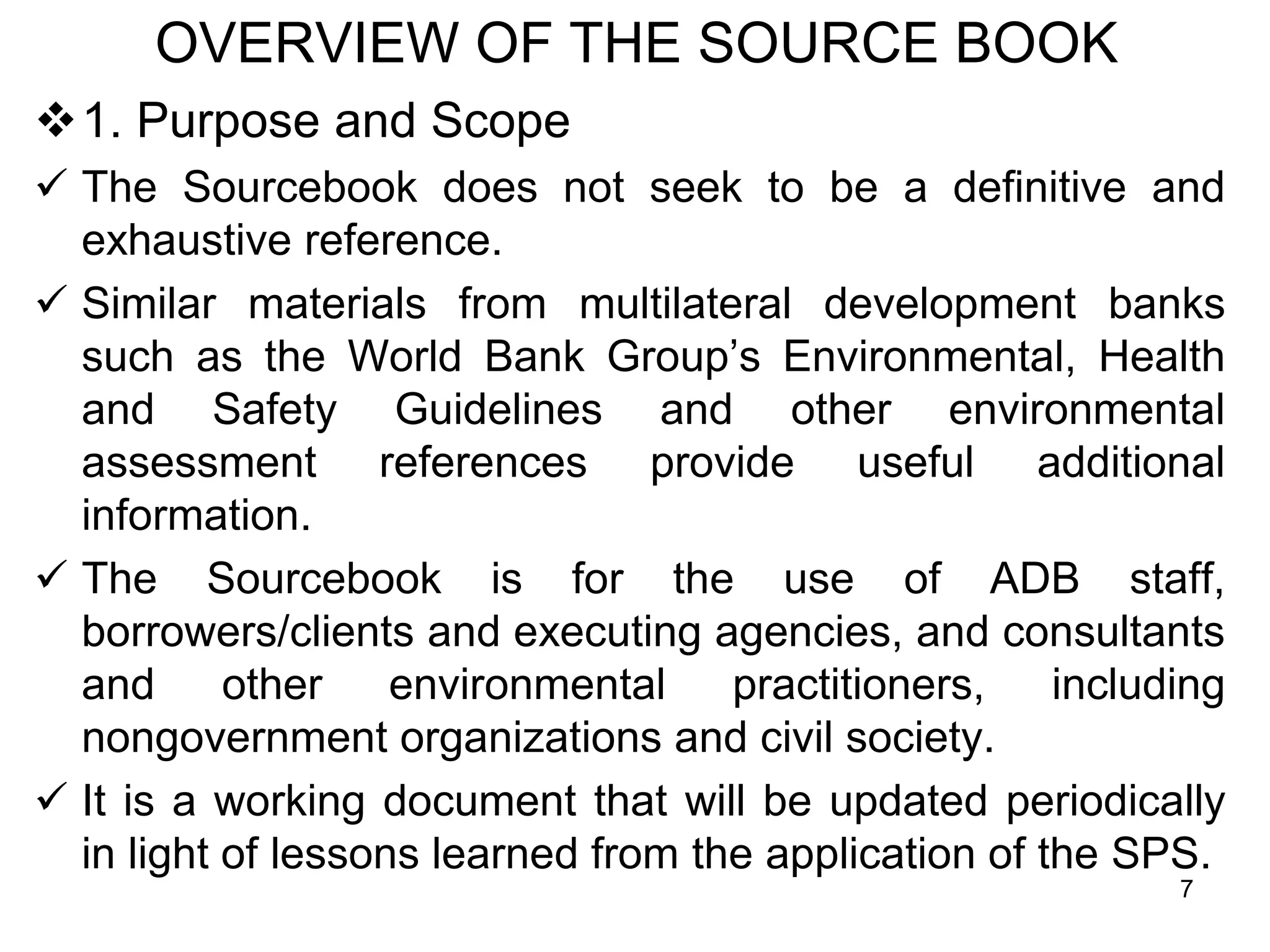 Overview of Environmental Safeguards: A GOOD PRACTICE | PDF