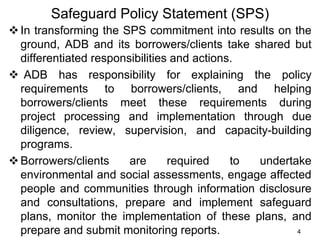 Overview of Environmental Safeguards: A GOOD PRACTICE | PDF