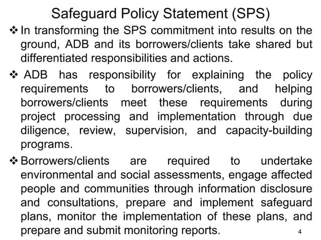 Overview of Environmental Safeguards: A GOOD PRACTICE | PDF