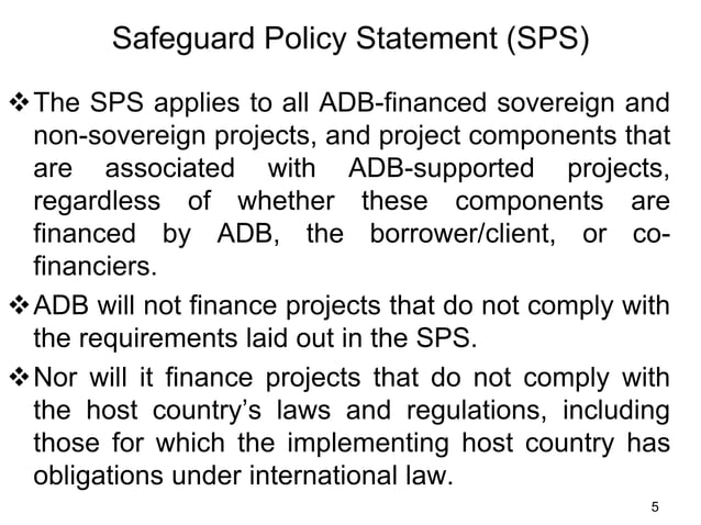 Overview of Environmental Safeguards: A GOOD PRACTICE | PDF