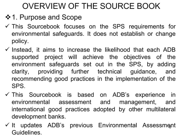 Overview of Environmental Safeguards: A GOOD PRACTICE | PDF