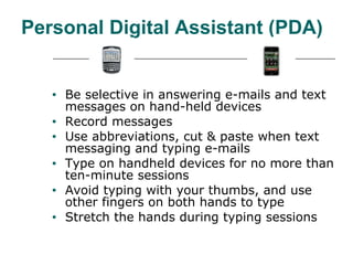 Overview of ergonomics | PPT | Computer Peripherals | Computing