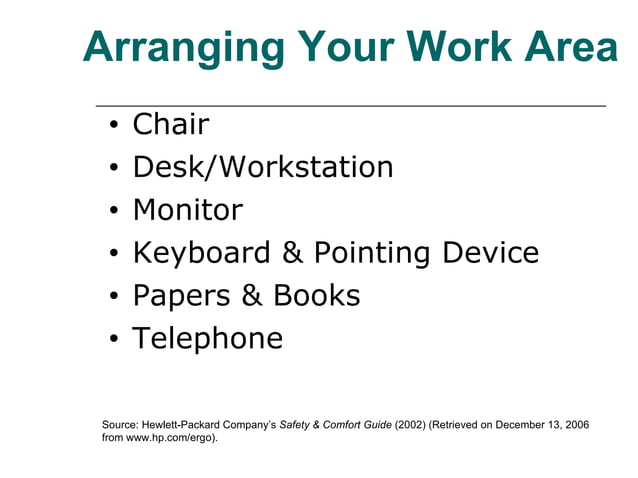 Overview of ergonomics | PPT | Computer Peripherals | Computing