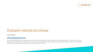 Overview of Evaluation Methods and Choices.pptx