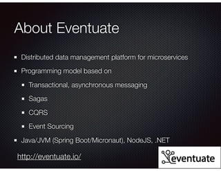 An overview of the Eventuate Platform | PPT