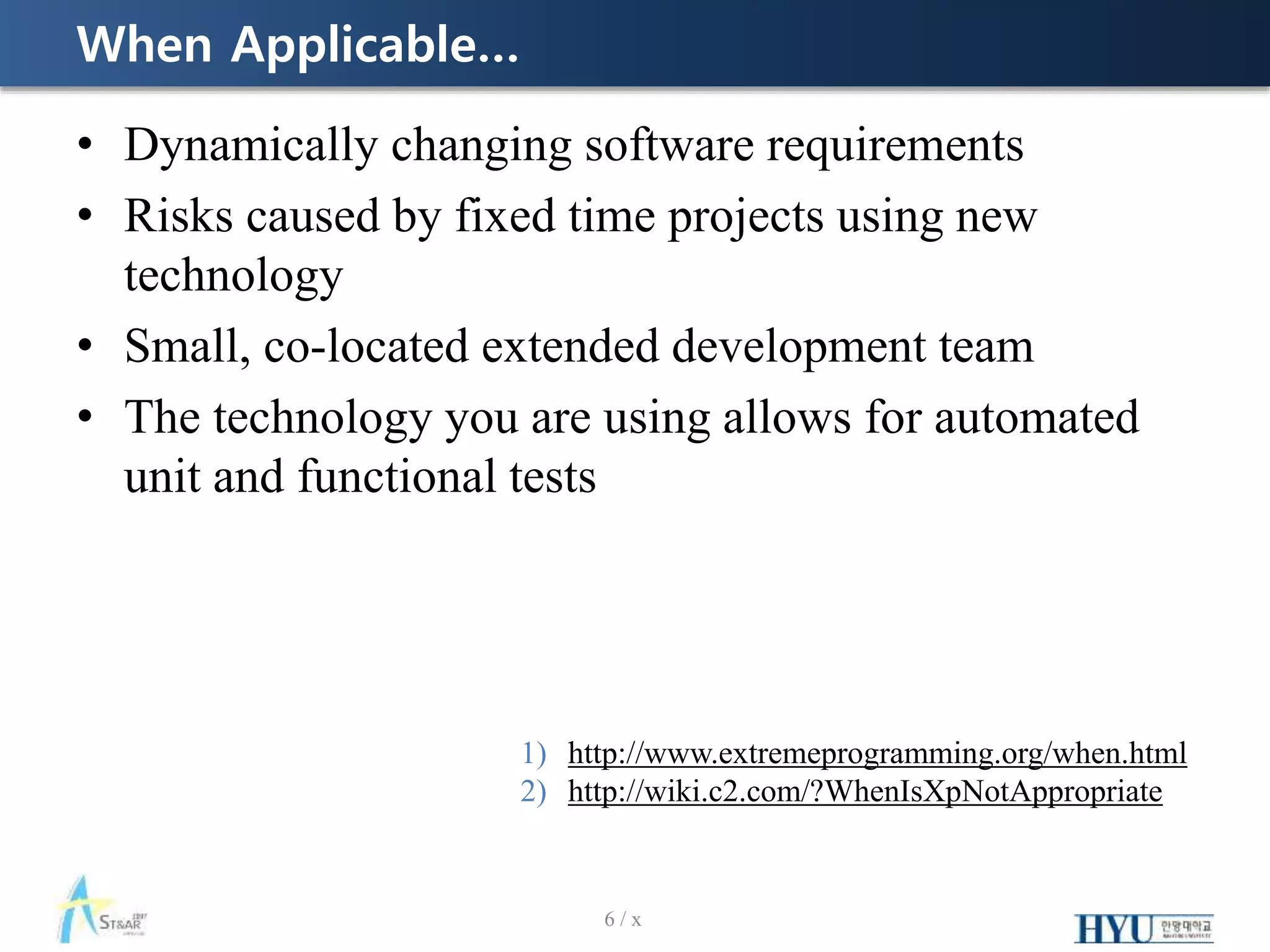 Overview of extreme programming | PPTX