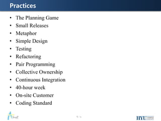 Overview of extreme programming | PPTX