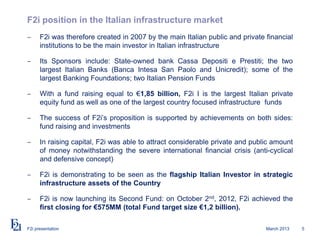 Overview of F2i and second fund F2i | PPTX