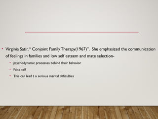 Overview of family therapy.ppt nice to understand | PPT