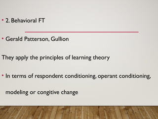 Overview of family therapy.ppt nice to understand | PPT