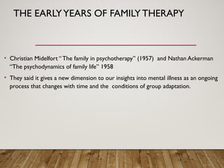 Overview of family therapy.ppt nice to understand | PPT
