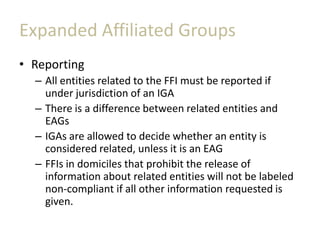 Overview of FATCA | PPTX