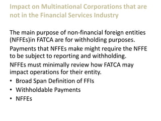 Overview of FATCA | PPTX